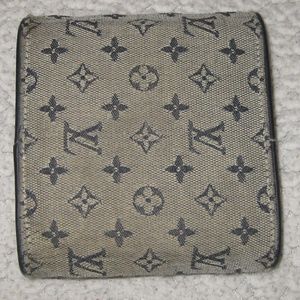 Louis Vuitton | Bags | Louis Vuitton Blue Mini Lin Wallet | Poshmark
